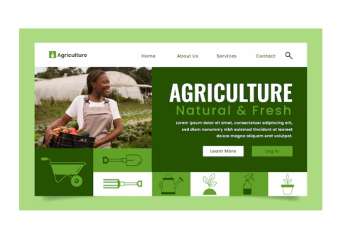 Farm website design | Agricultural supplier website design | Organic ...